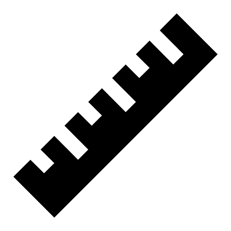 Ruler icon. Free download transparent .PNG | Creazilla