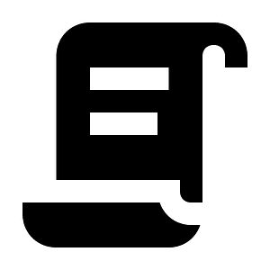 Script-text icon. Free download transparent .PNG | Creazilla