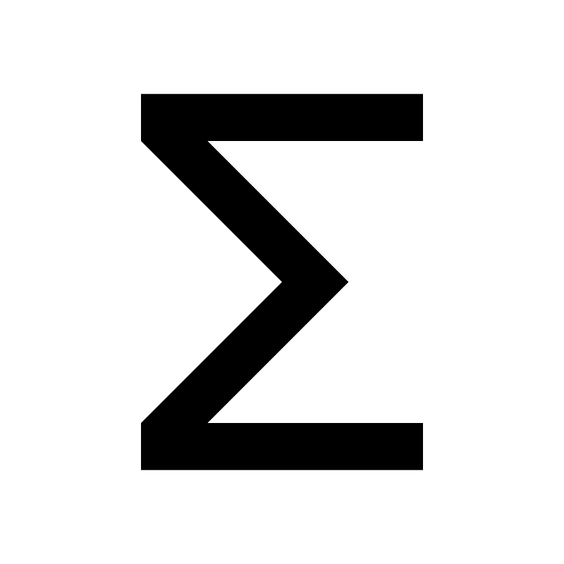 Sigma icon. Free download transparent .PNG | Creazilla