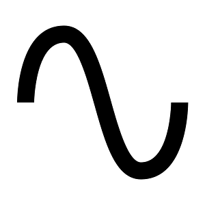 Sine-wave icon. Free download transparent .PNG | Creazilla