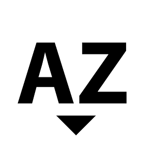 Sort-alphabetical-descending-variant - Free vector icons on creazilla.com