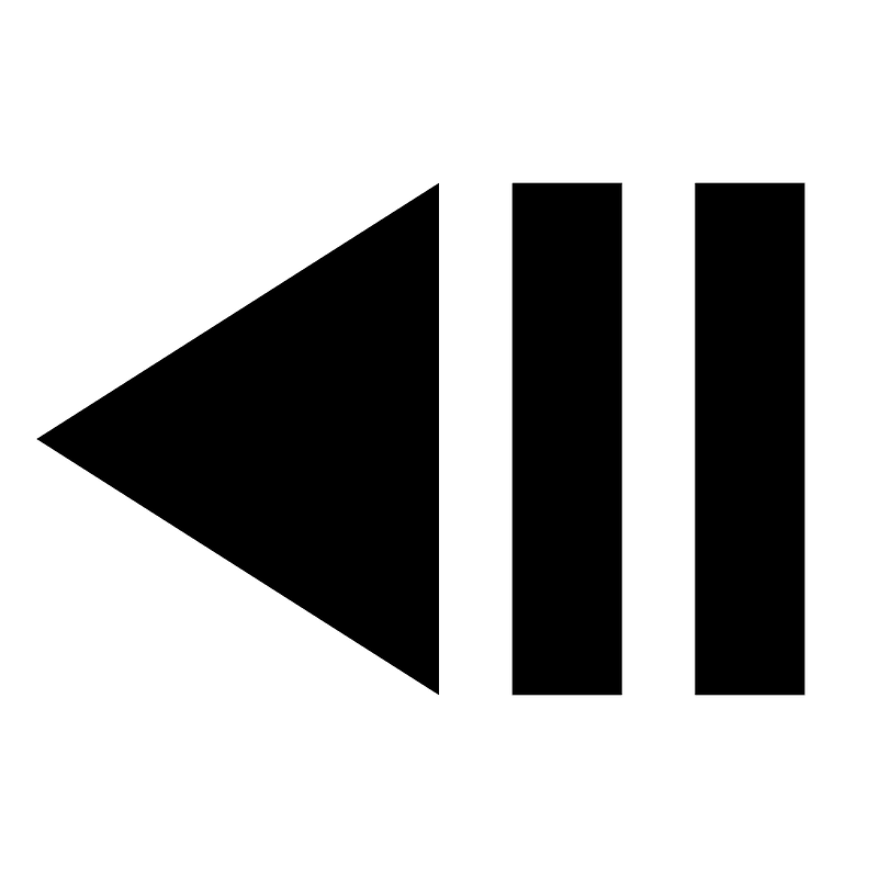 Step-backward icon. Free download transparent .PNG | Creazilla