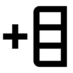 Table-column icon. Free download transparent .PNG | Creazilla