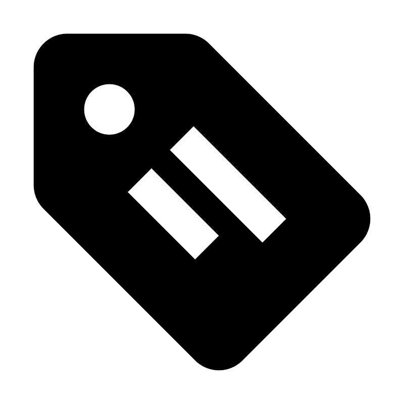 Tag-text icon. Free download transparent .PNG | Creazilla