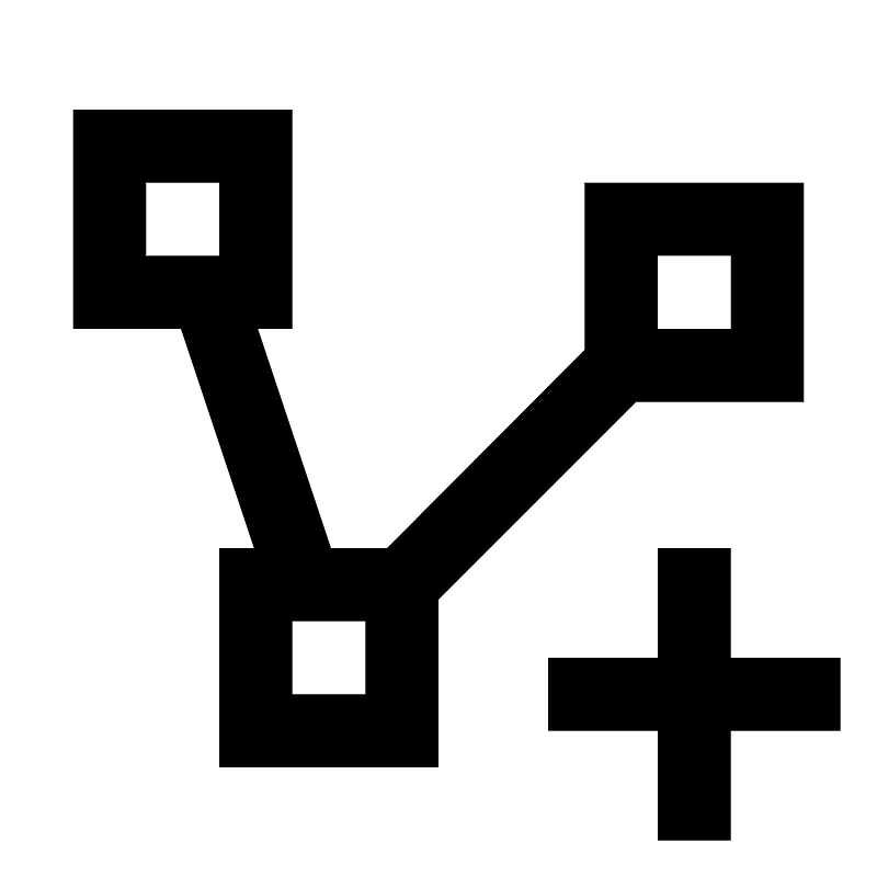 Vector-polyline-plus - Free vector icons on creazilla.com