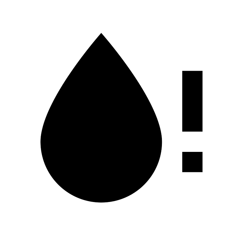 Water-alert icon. Free download transparent .PNG | Creazilla