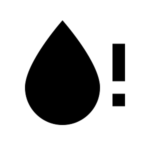 Water-alert icon. Free download transparent .PNG | Creazilla