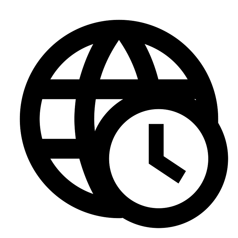 Web-clock icon. Free download transparent .PNG | Creazilla