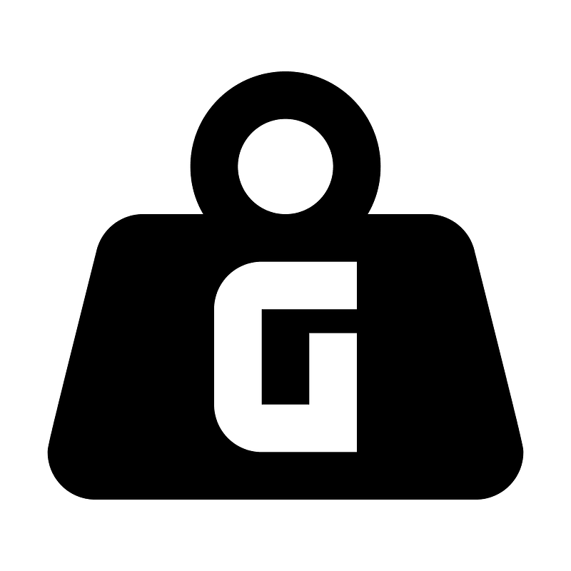 Weight-gram icon. Free download transparent .PNG | Creazilla