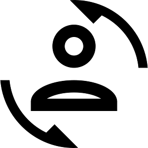 Account-convert icon. Free download transparent .PNG | Creazilla