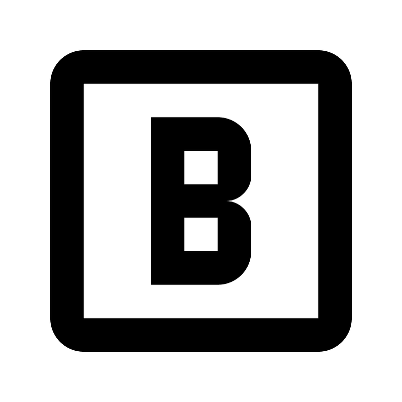 Alpha-b-box icon. Free download transparent .PNG | Creazilla