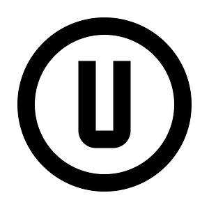 Alpha-u-circle - Free vector icons on creazilla.com