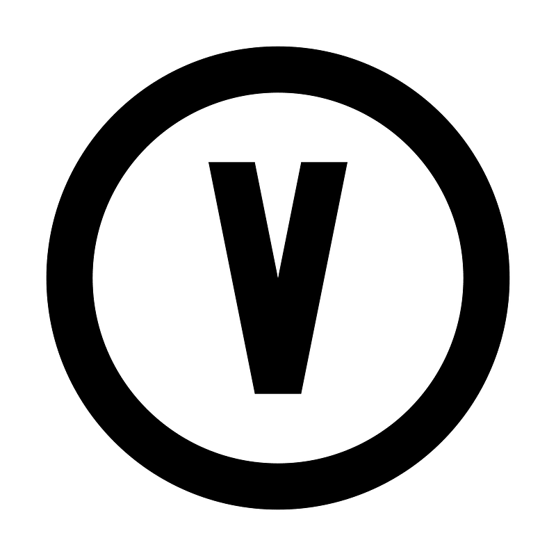 Alpha-v-circle icon. Free download transparent .PNG | Creazilla