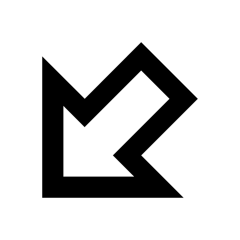 Arrow-bottom-left-bold icon. Free download transparent .PNG | Creazilla