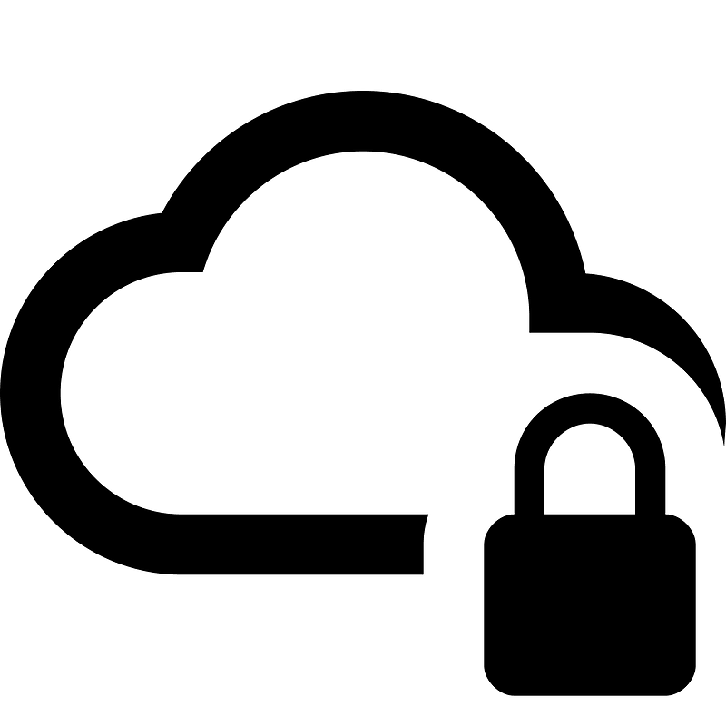 Cloud-lock icon. Free download transparent .PNG | Creazilla