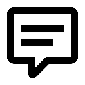 Comment-text icon. Free download transparent .PNG | Creazilla