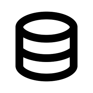 Database icon. Free download transparent .PNG | Creazilla