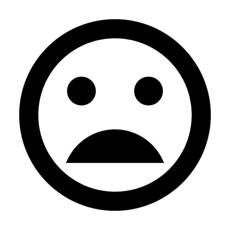 Emoticon-frown icon. Free download transparent .PNG | Creazilla