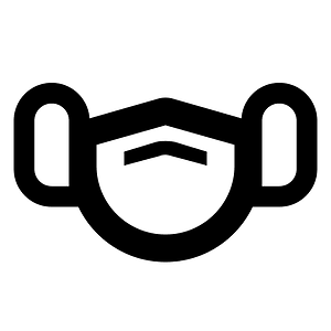 Face-mask icon. Free download transparent .PNG | Creazilla