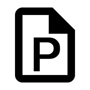 File-powerpoint icon. Free download transparent .PNG | Creazilla