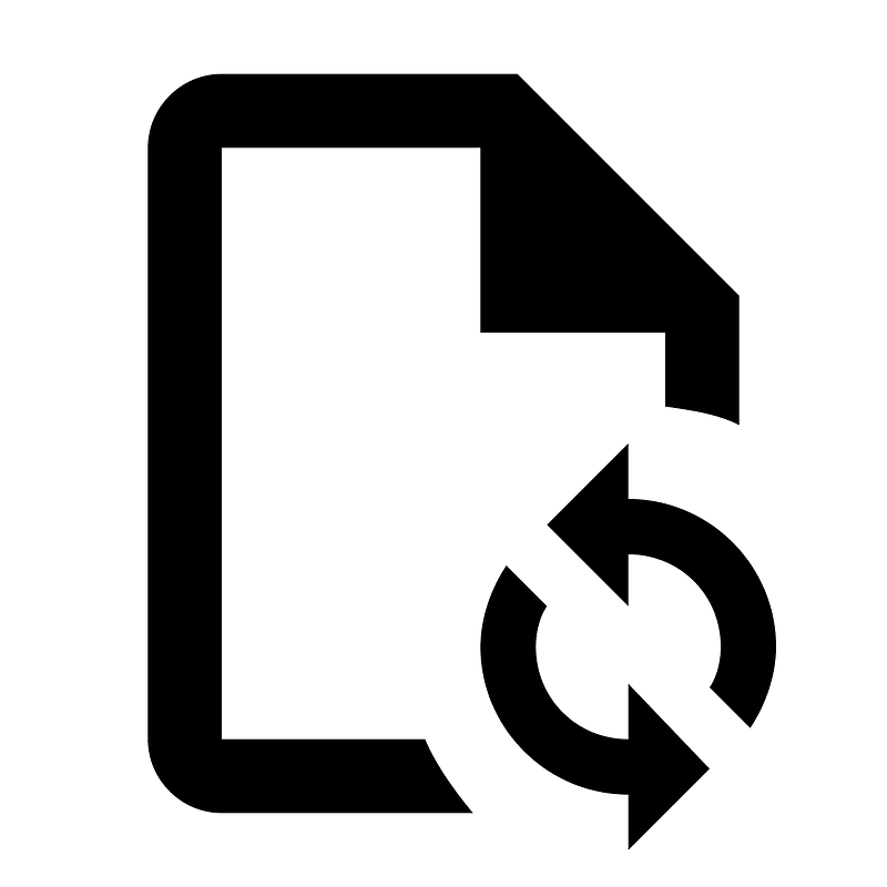 File-sync icon. Free download transparent .PNG | Creazilla