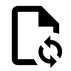 File-sync icon. Free download transparent .PNG | Creazilla