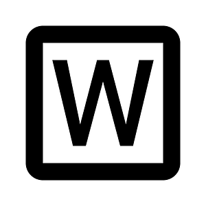 File-word icon. Free download transparent .PNG | Creazilla