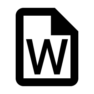 File-word icon. Free download transparent .PNG | Creazilla