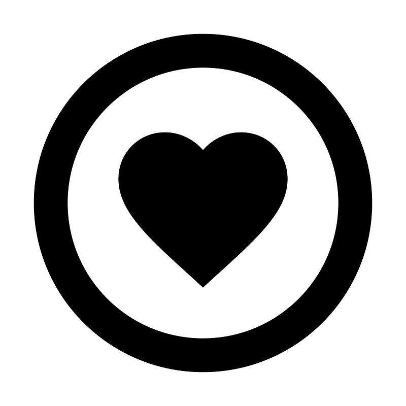 Heart-circle - Free vector icons on creazilla.com