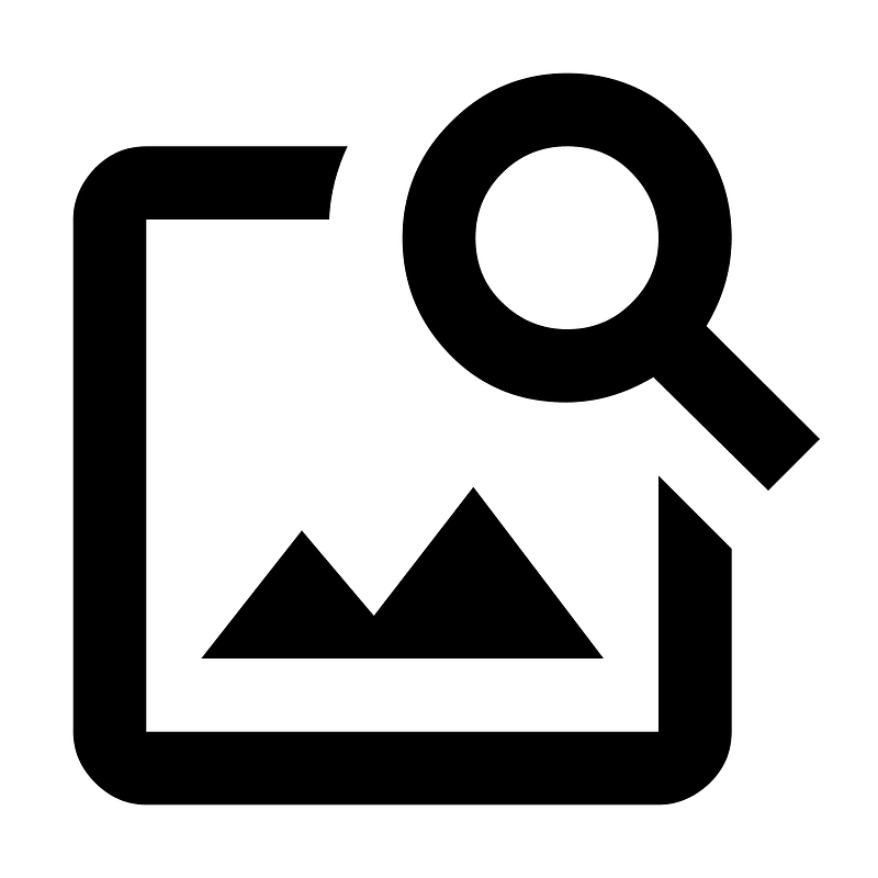Image-search icon. Free download transparent .PNG | Creazilla