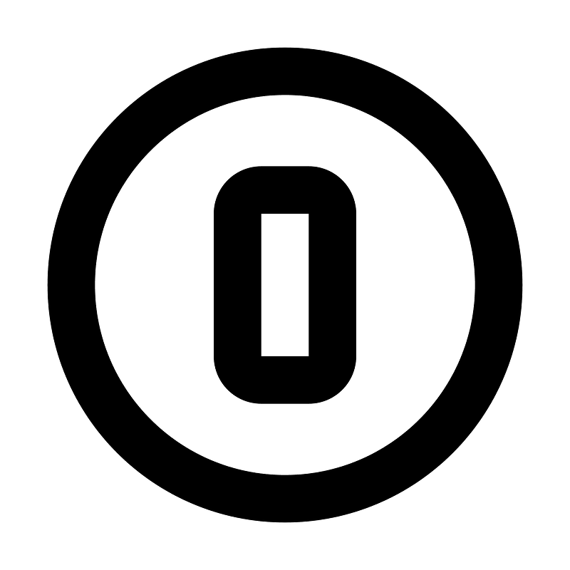 Numeric-0-circle icon. Free download transparent .PNG | Creazilla