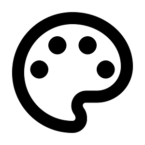 Palette icon. Free download transparent .PNG | Creazilla