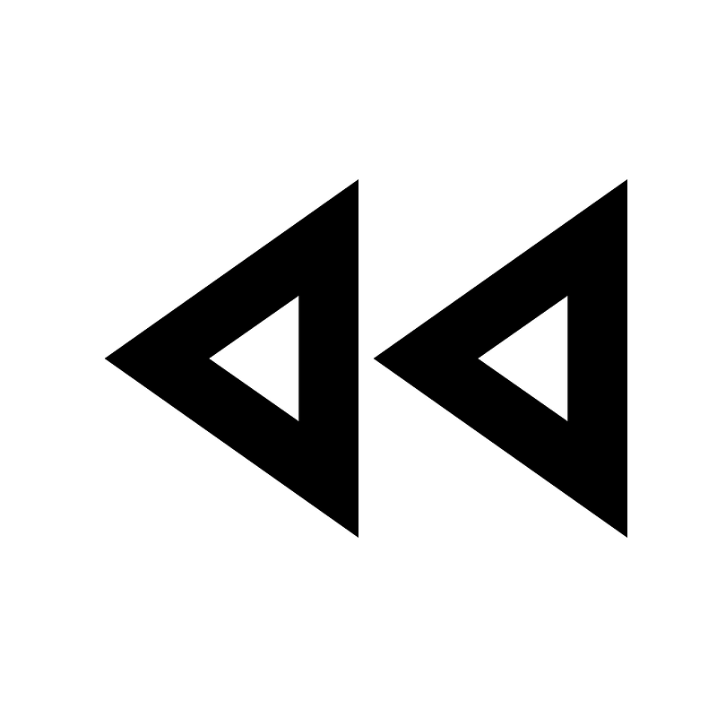 Rewind icon. Free download transparent .PNG | Creazilla