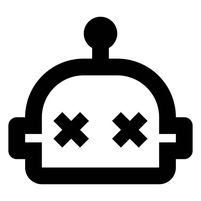 Robot-dead - Free vector icons on creazilla.com