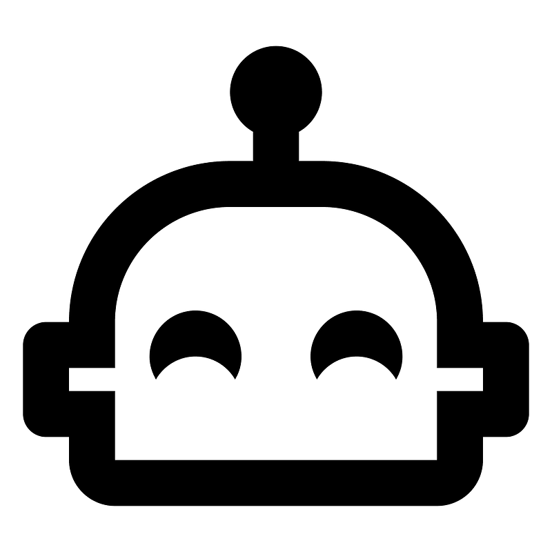 Robot-happy icon. Free download transparent .PNG | Creazilla