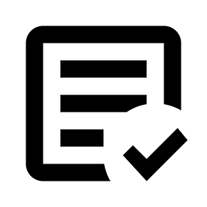 Text-box-check - Free vector icons on creazilla.com