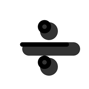 Division icon. Free download transparent .PNG | Creazilla