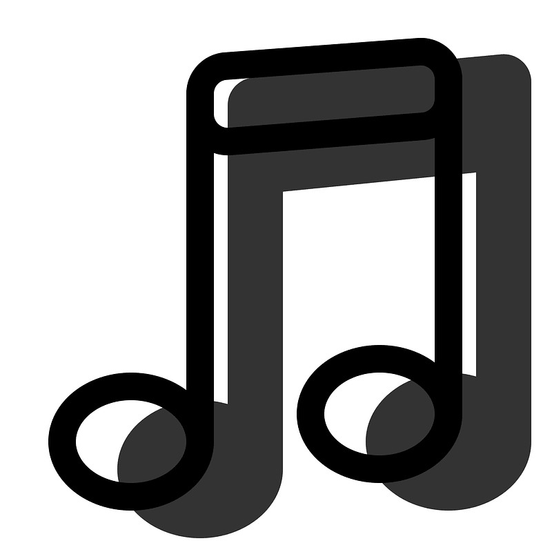 Music-note-double - Free vector icons on creazilla.com