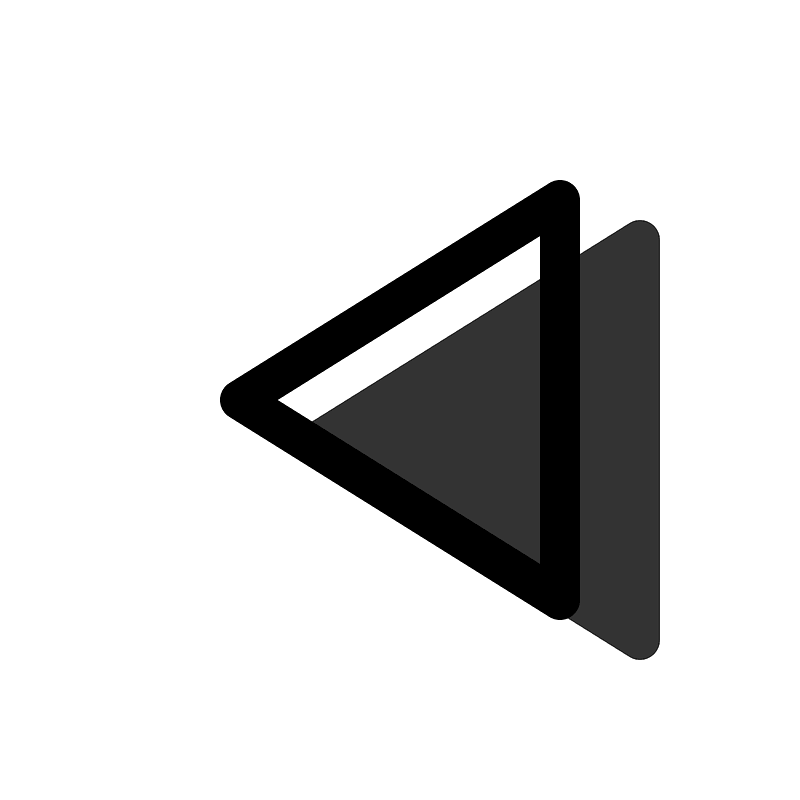 Triangle-left - Free vector icons on creazilla.com