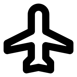 Airplane icon. Free download transparent .PNG | Creazilla