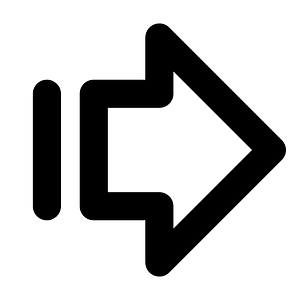 Arrow-fat-lines-right icon. Free download transparent .PNG | Creazilla