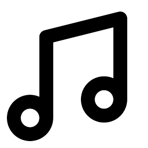 Music-note-simple icon. Free download transparent .PNG | Creazilla