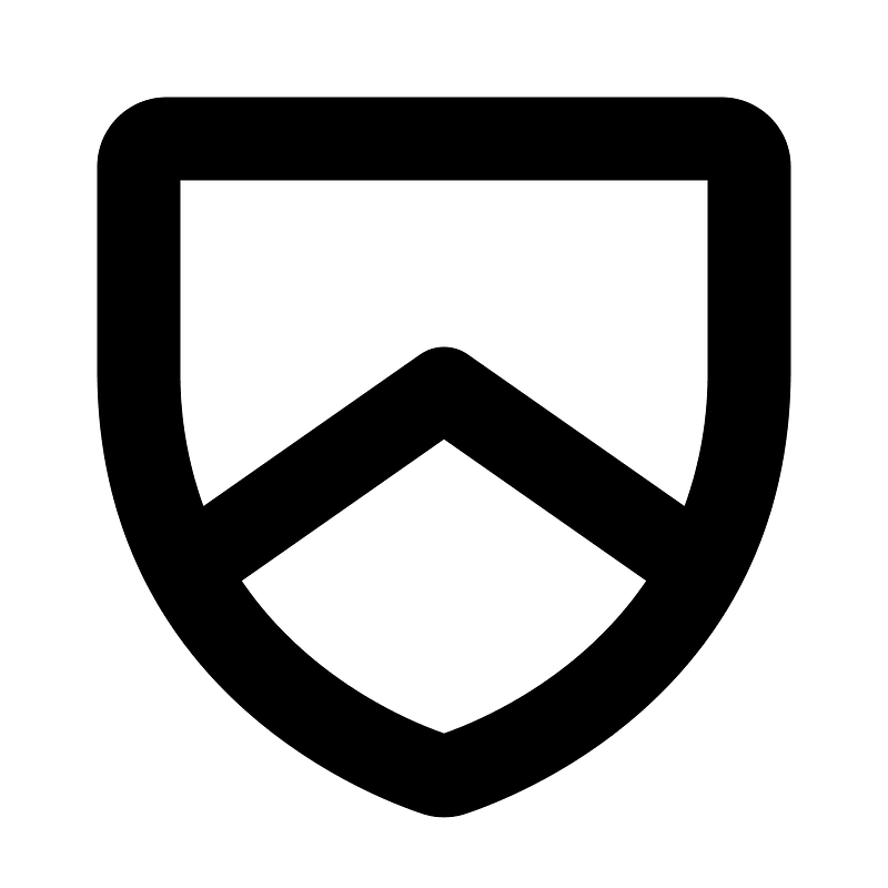 Shield-chevron icon. Free download transparent .PNG | Creazilla