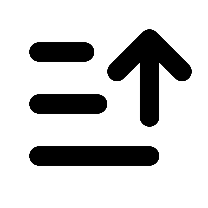 Sort-descending icon. Free download transparent .PNG | Creazilla