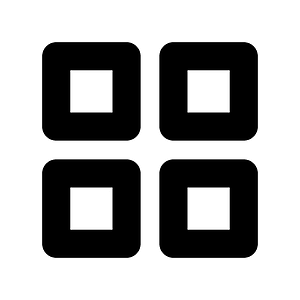 Squares-four icon. Free download transparent .PNG | Creazilla