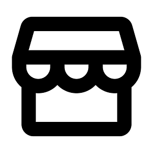 Storefront icon. Free download transparent .PNG | Creazilla