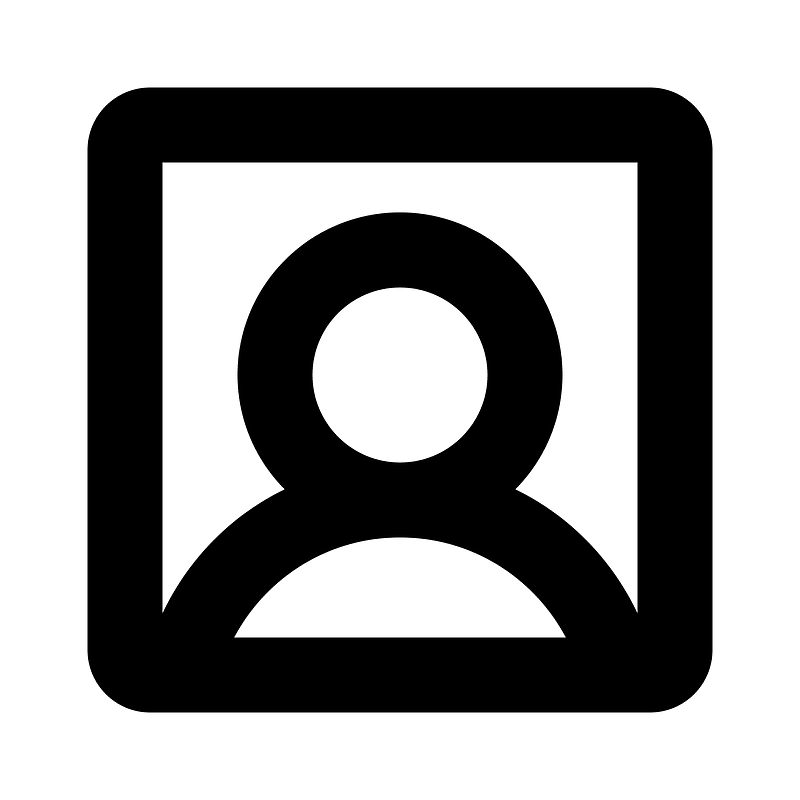 User-square icon. Free download transparent .PNG | Creazilla