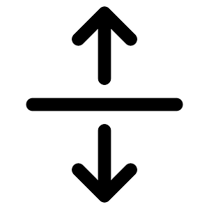 Arrows-out-line-vertical - Free vector icons on creazilla.com