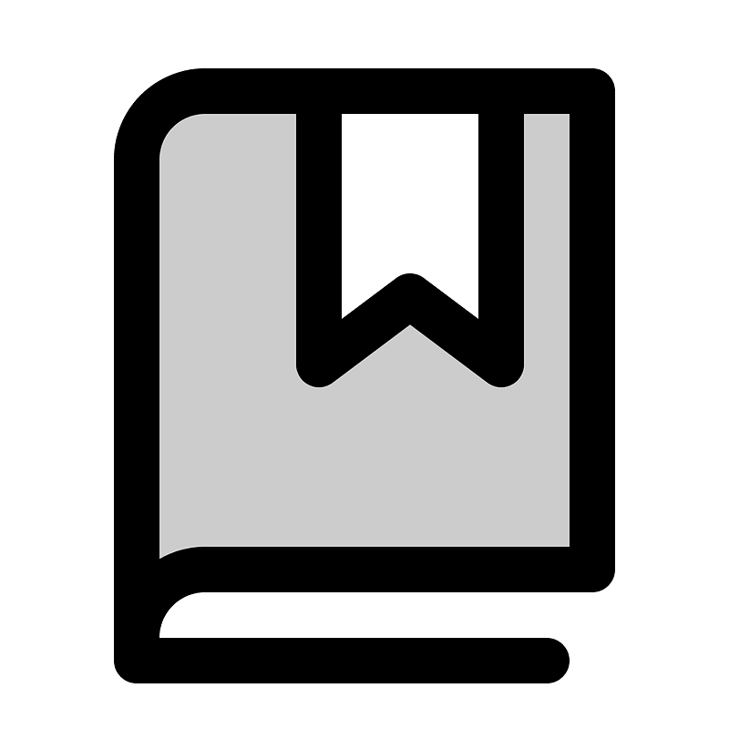 Book-bookmark icon. Free download transparent .PNG | Creazilla