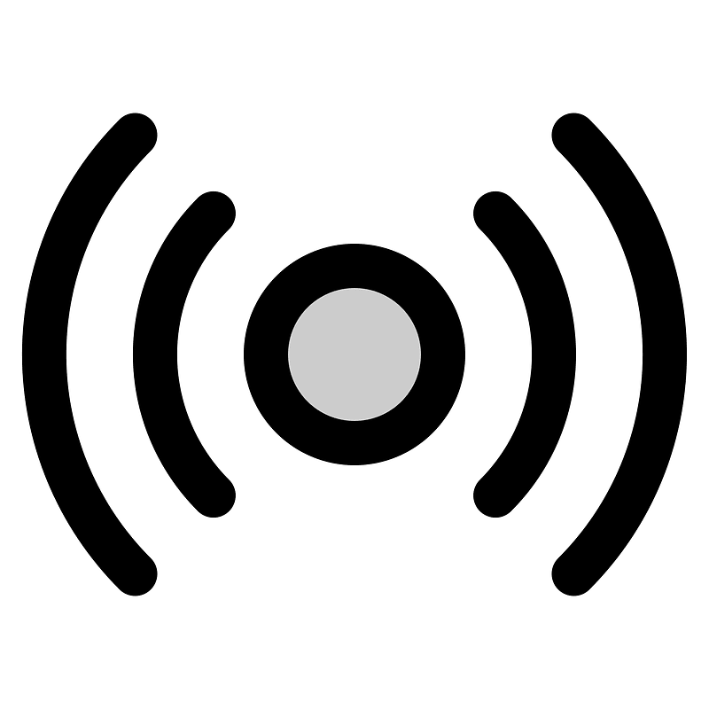 Broadcast icon. Free download transparent .PNG | Creazilla